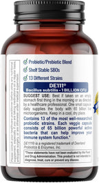 Daily digestive health probiotic supplement