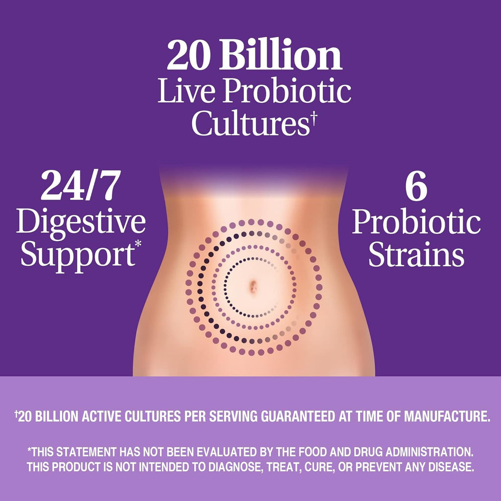 daily digestive health probiotics capsules