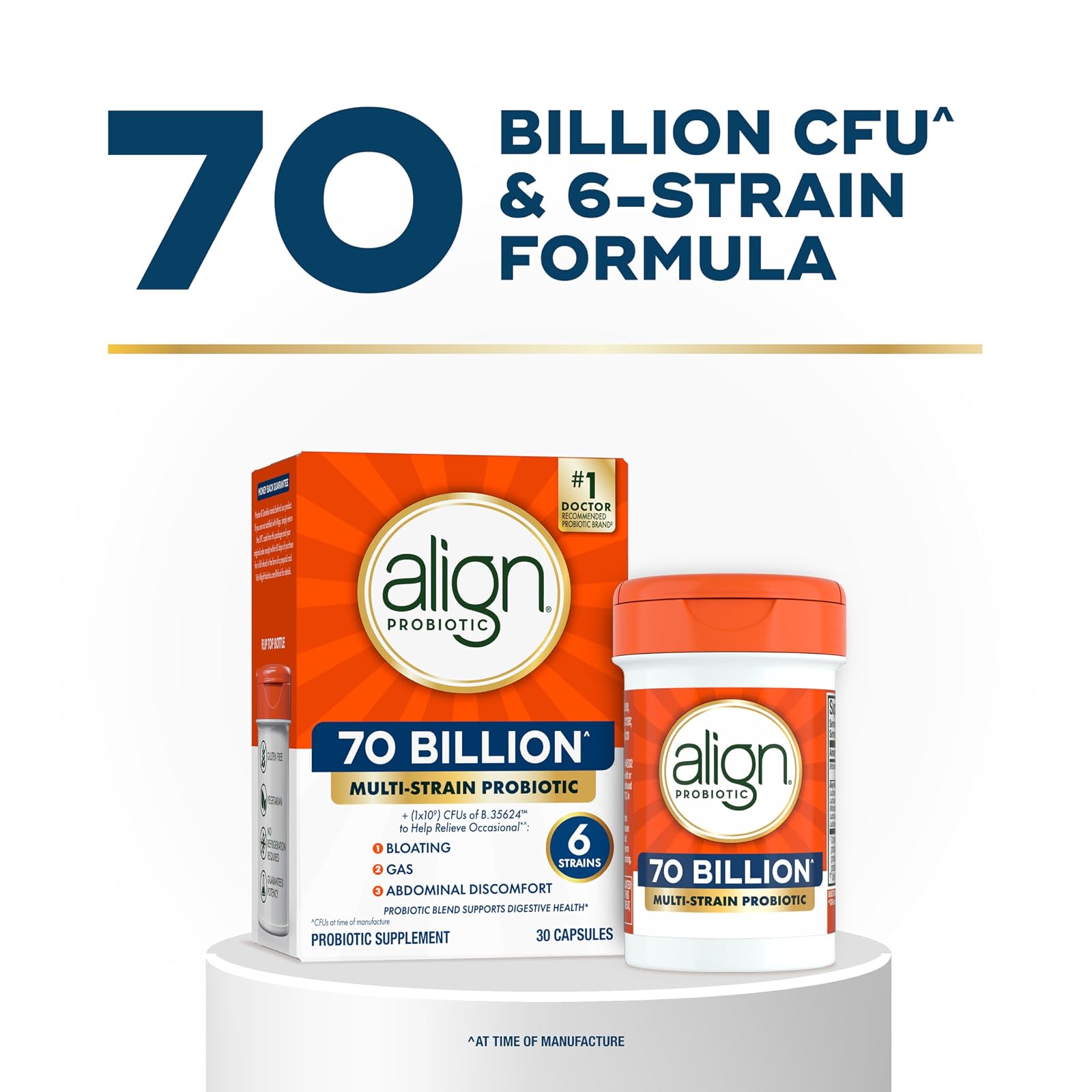 Daily digestive health support with Align