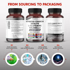 Daily digestive health with activated charcoal
