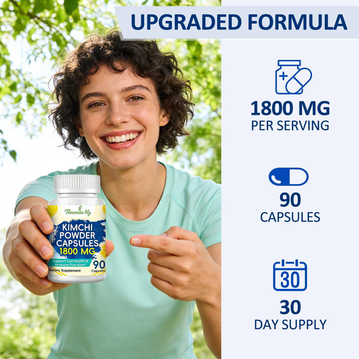 Daily digestive health with Kimchi