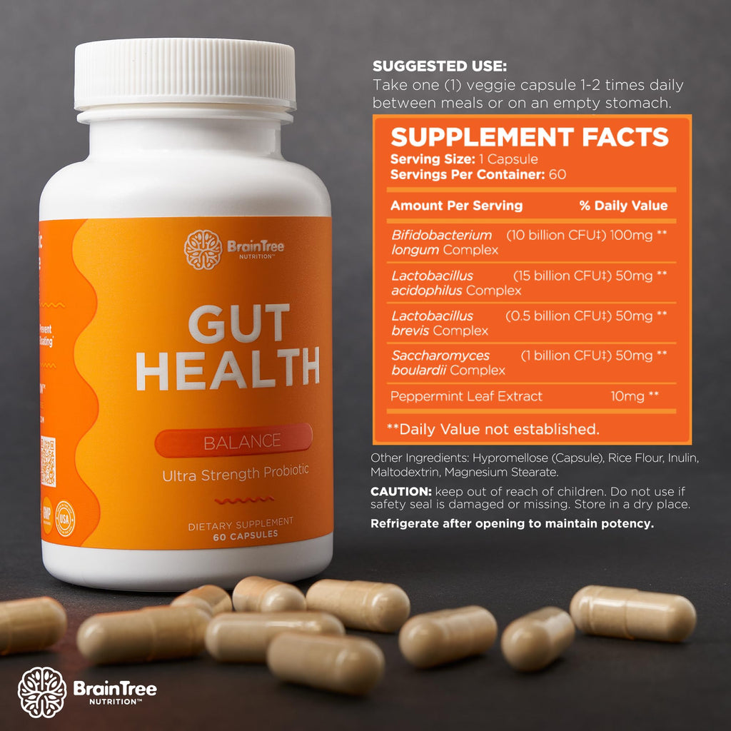 Daily digestive health with probiotics
