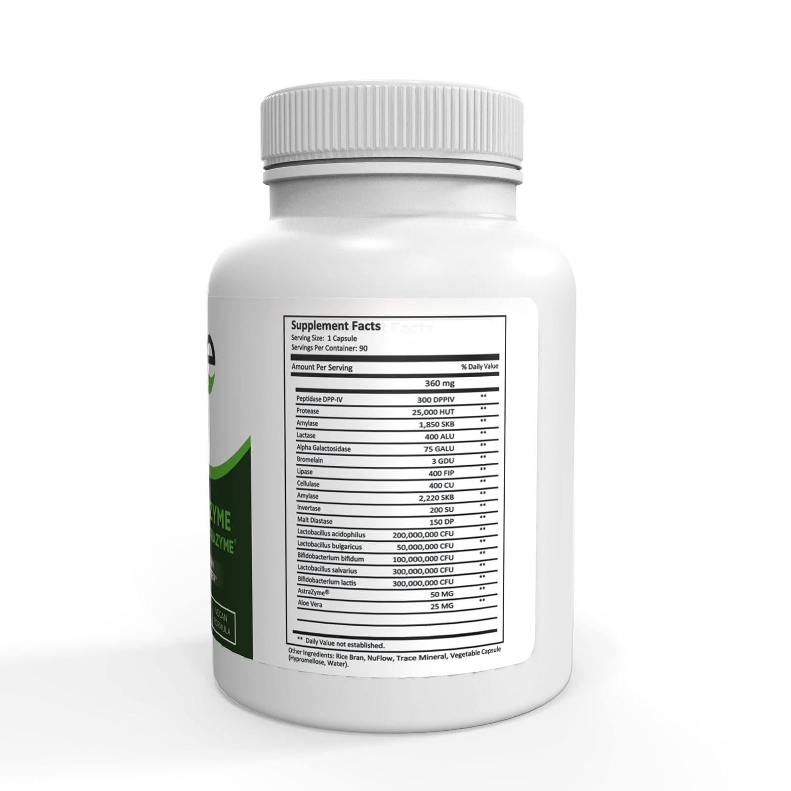 Daily digestive health with Superior enzyme capsules