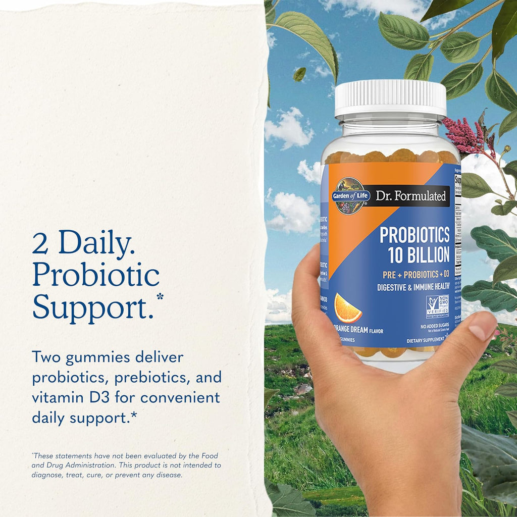Daily digestive support probiotic gummies