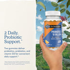 Daily digestive support probiotic gummies
