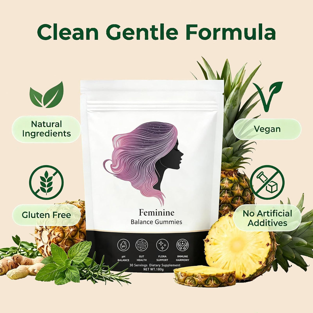 Daily digestive support probiotic gummies