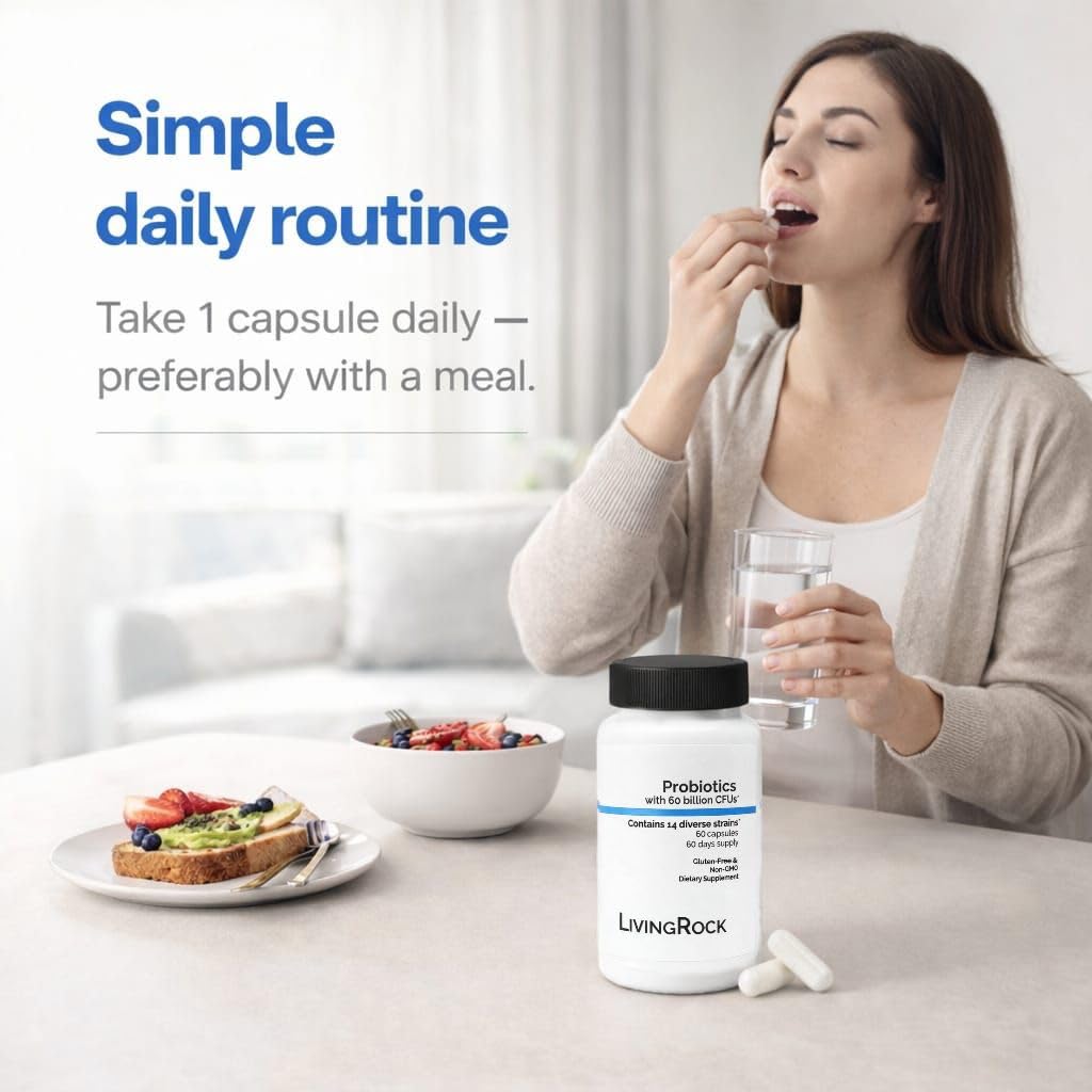 Daily digestive support probiotics