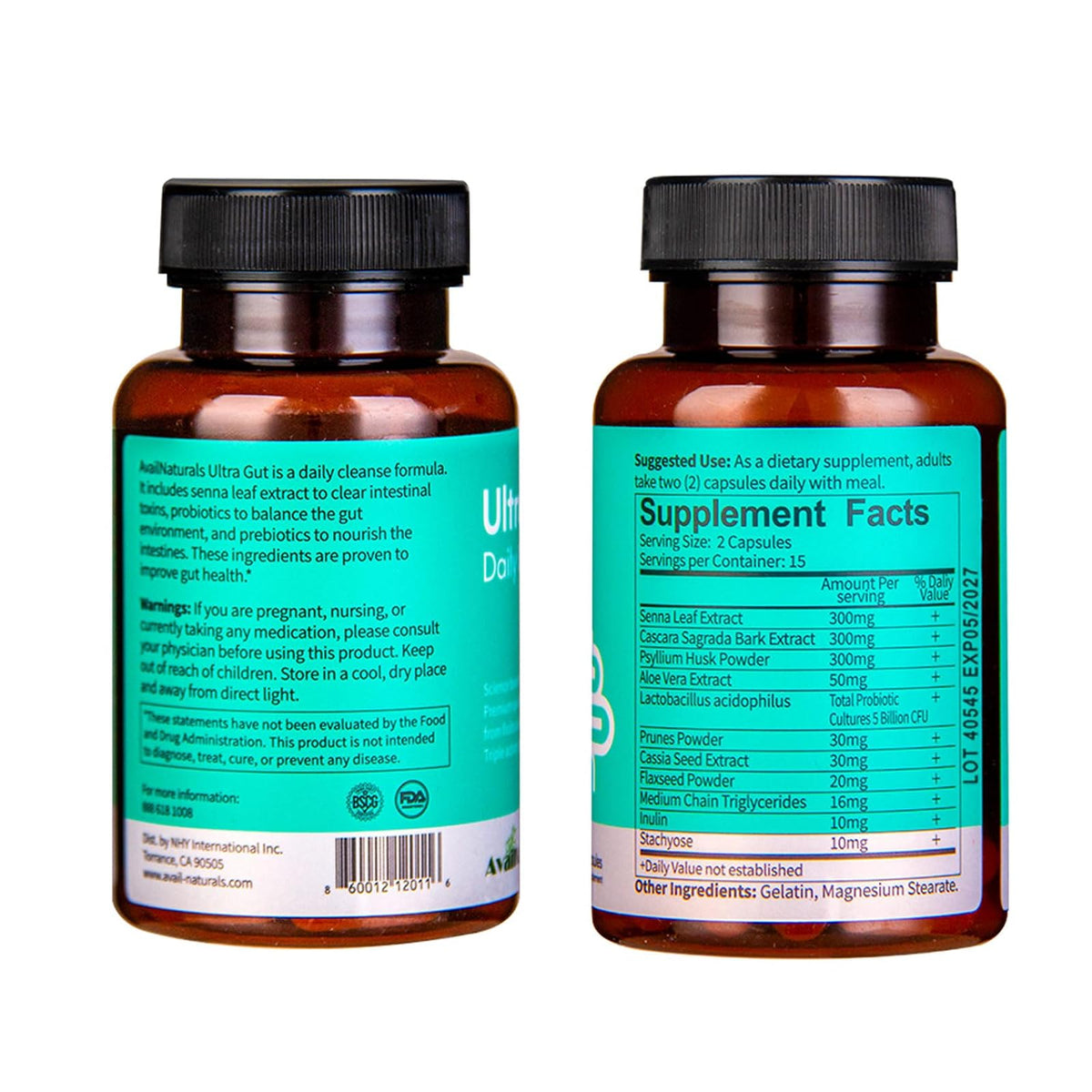 Daily digestive support with AvailNaturals