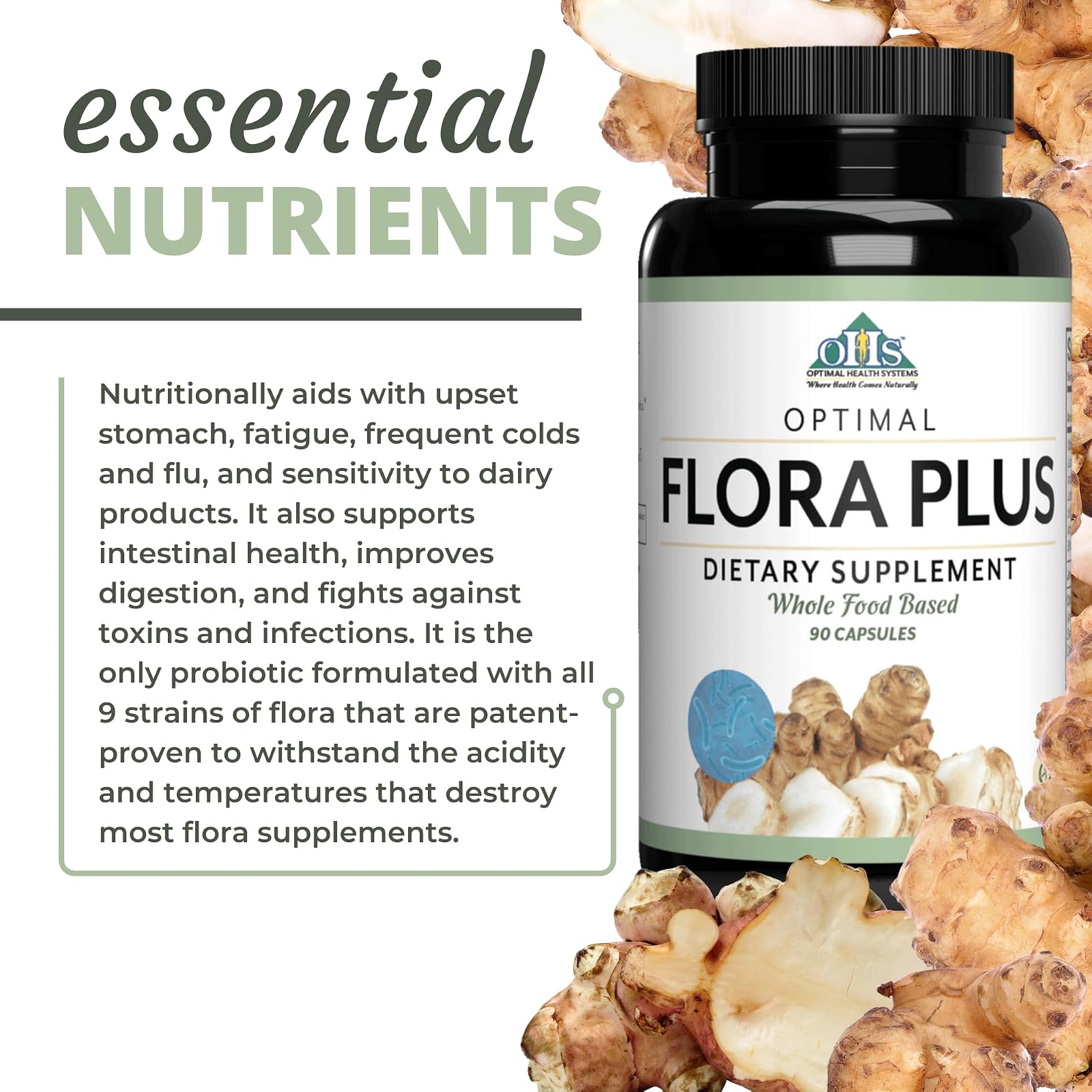 Daily digestive support with Flora Plus