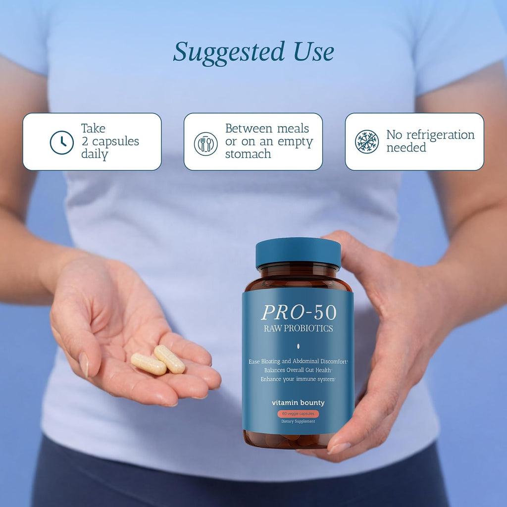 Daily digestive support with probiotics