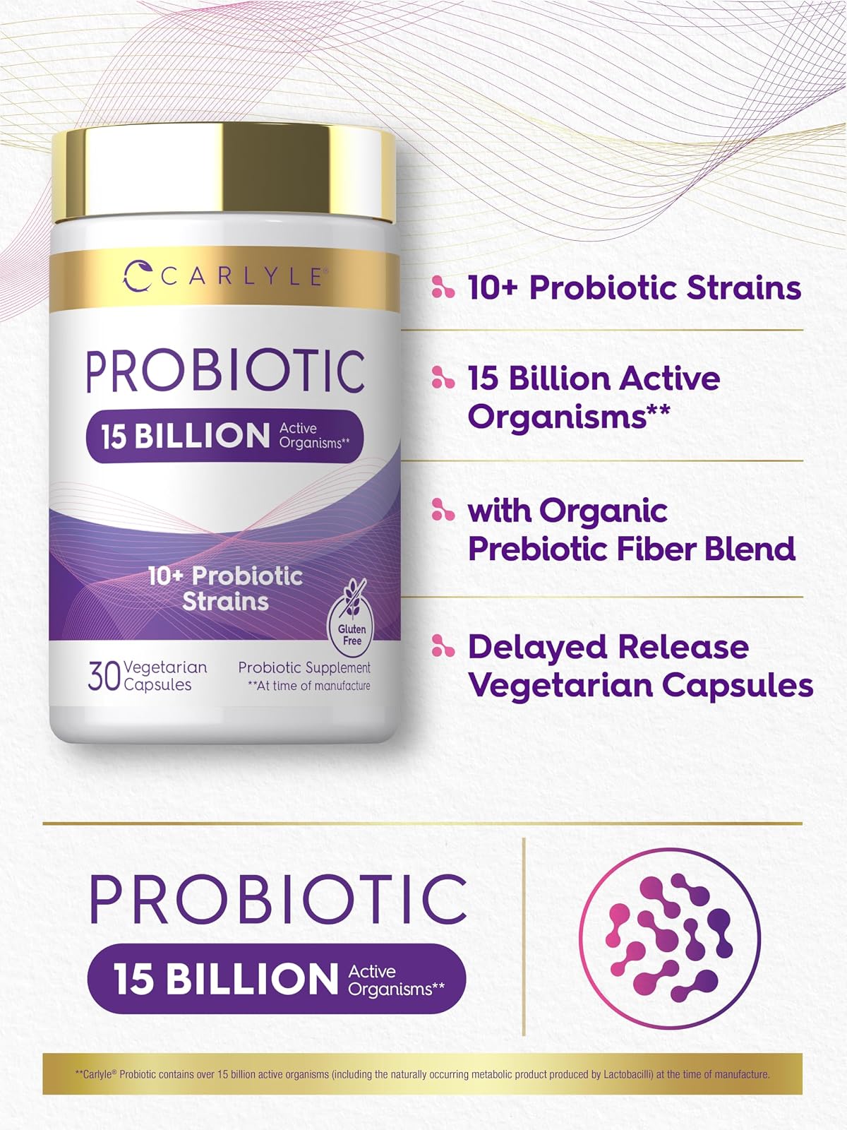 Daily digestive support with probiotics