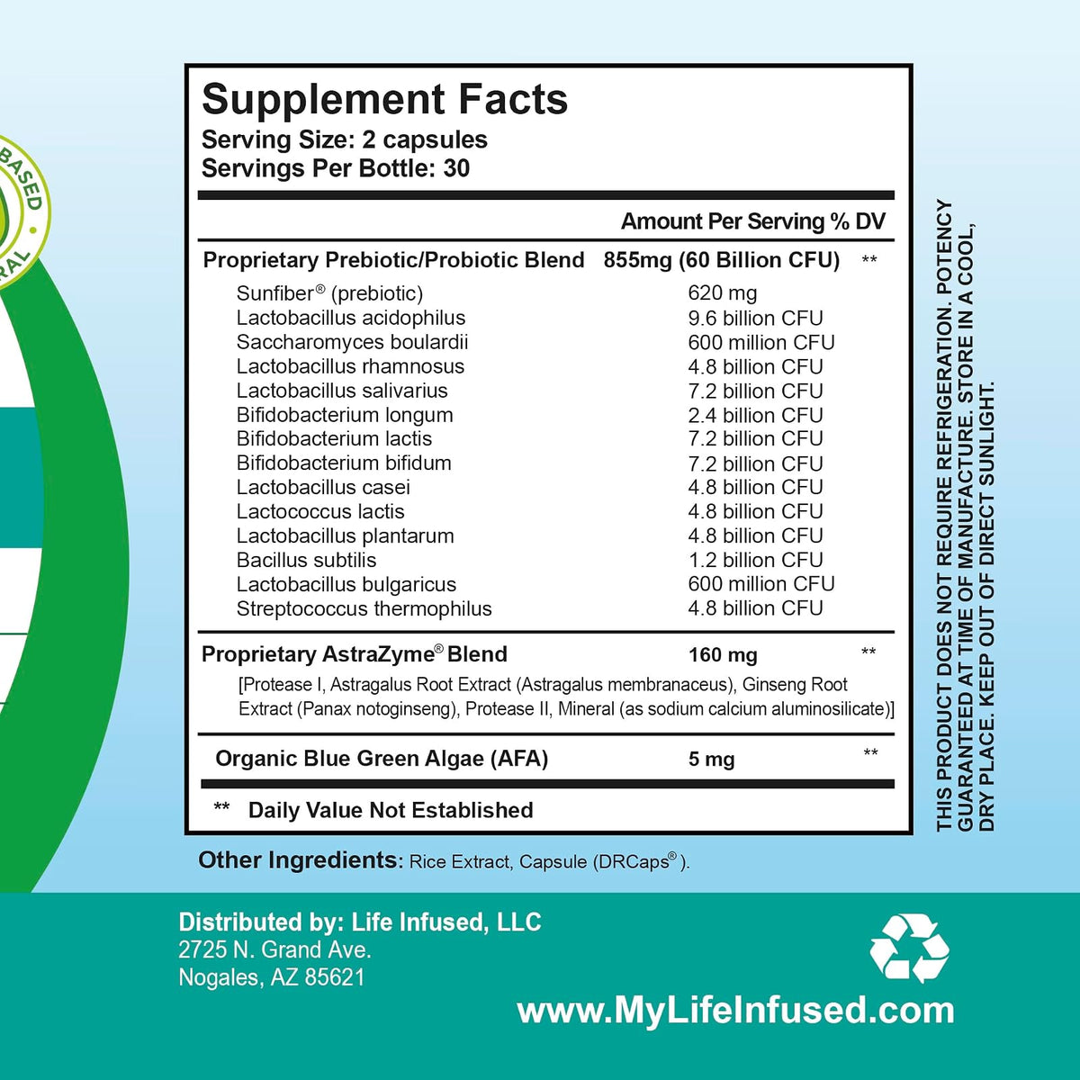 daily digestive support with probiotics