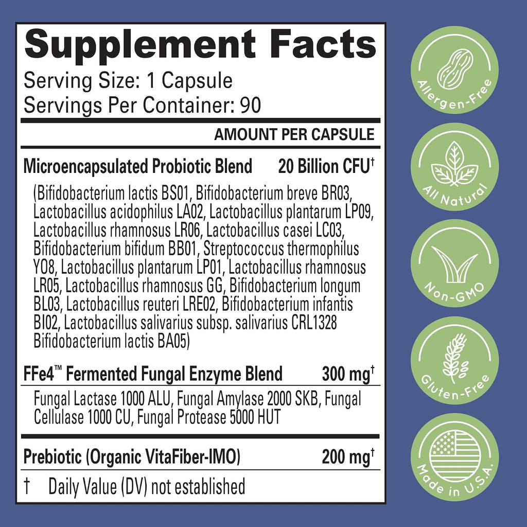 daily digestive support with probiotics