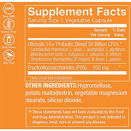 Daily digestive support with probiotics