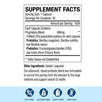 Daily digestive support with probiotics