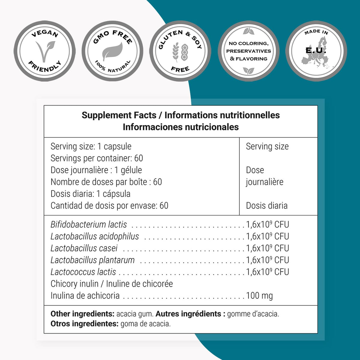 daily digestive support with probiotics