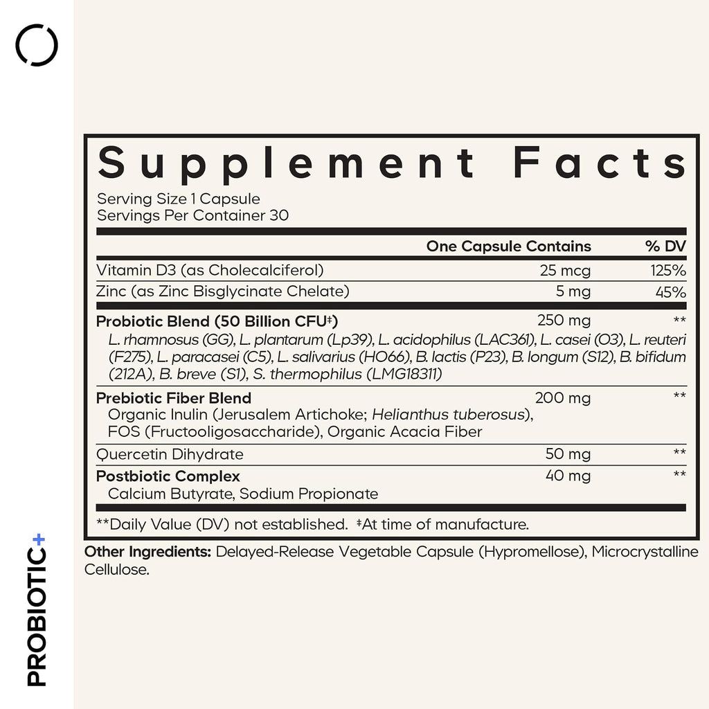 daily digestive support with probiotics