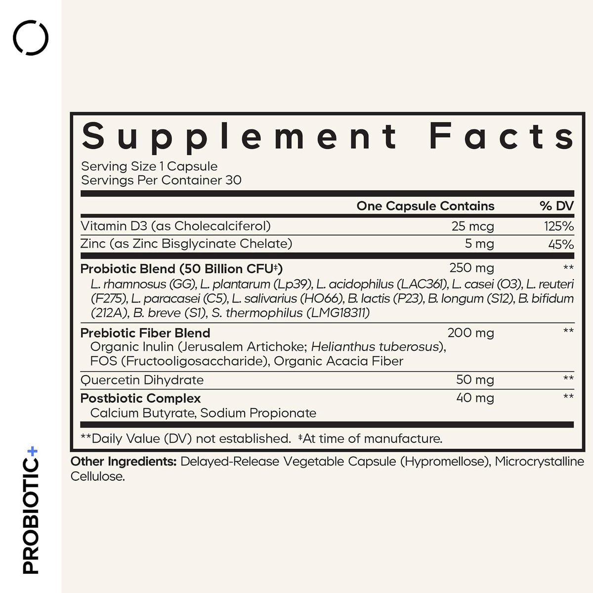 daily digestive support with probiotics