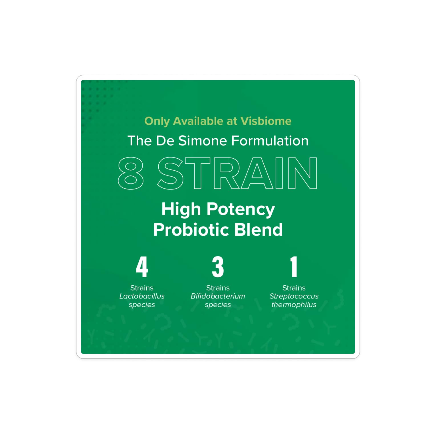 Daily digestive support with Visbiome