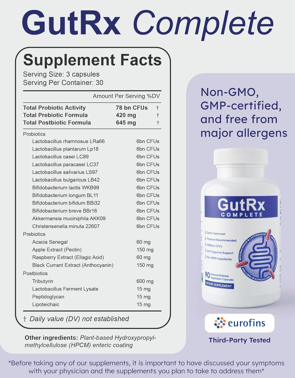 Daily digestive wellness with probiotics