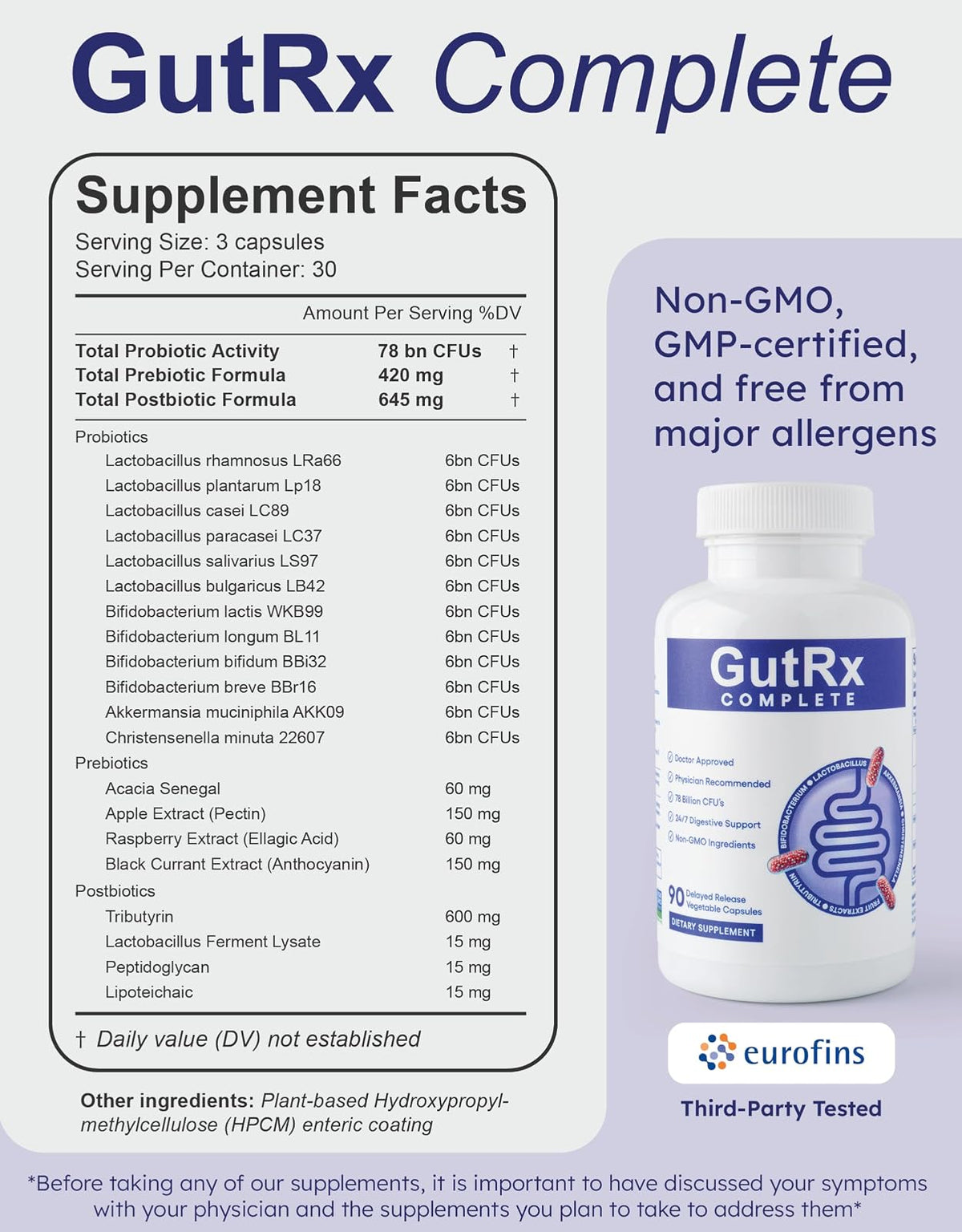 Daily digestive wellness with probiotics