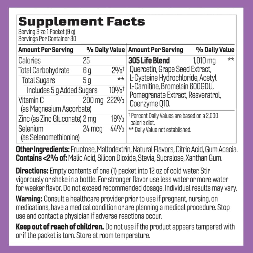 daily drink powder for immunity support