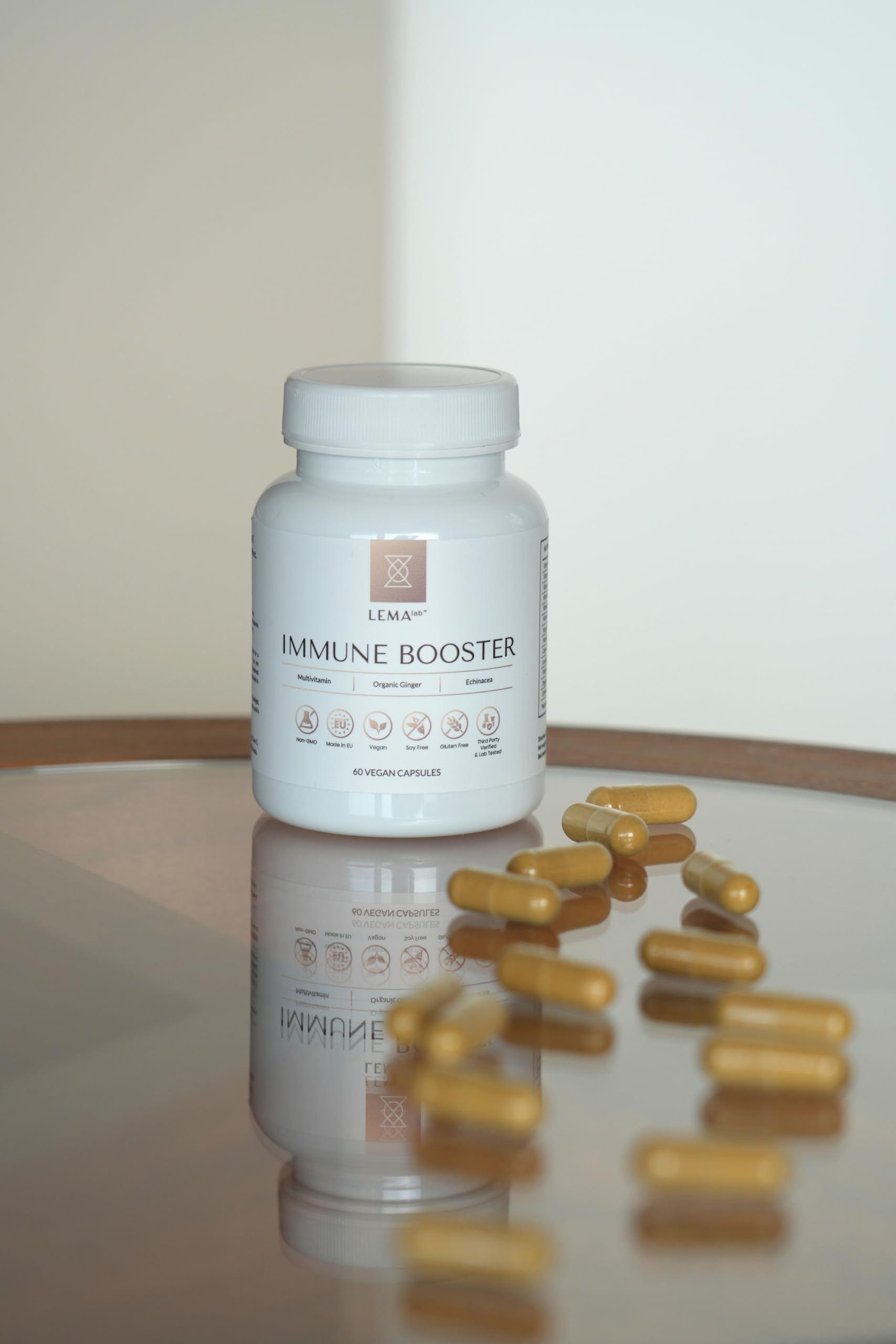 Daily echinacea capsules for wellness
