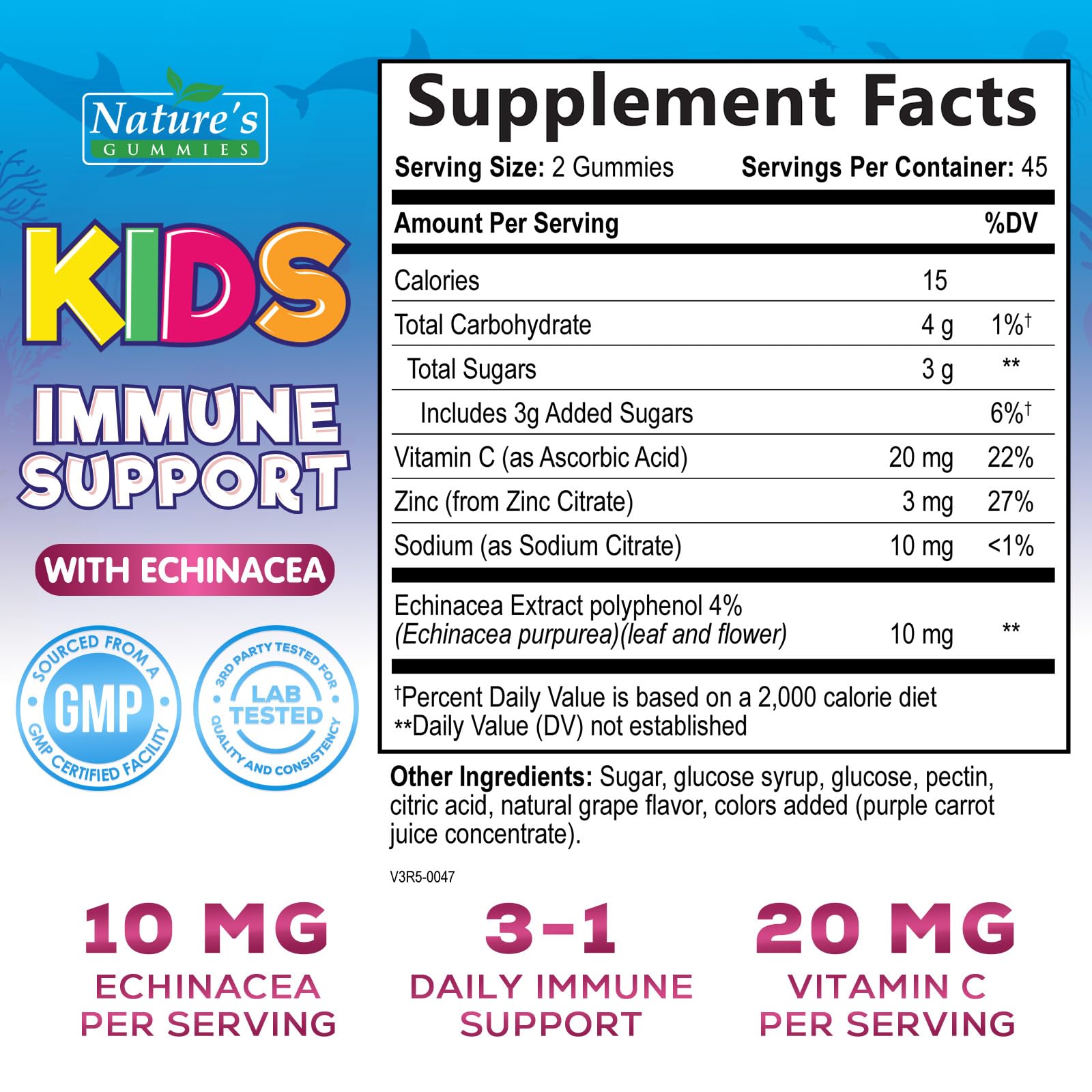 Daily echinacea for kids