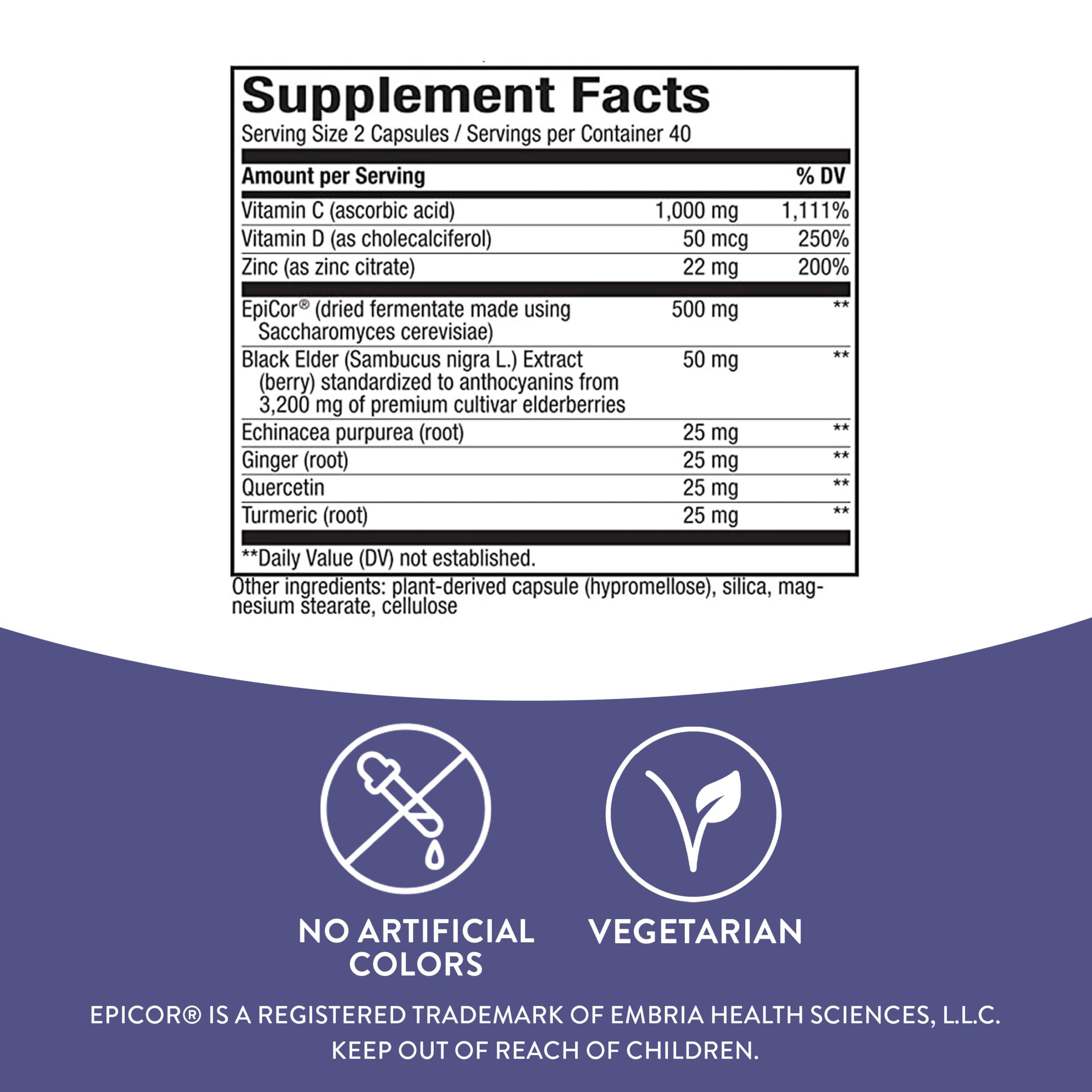 daily elderberry capsules for wellness