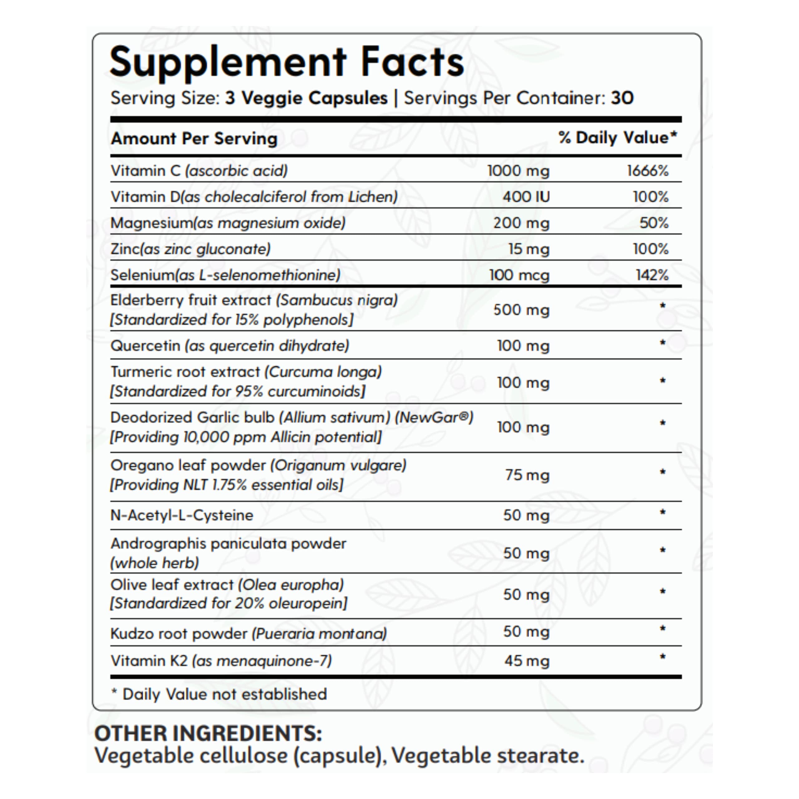 daily elderberry dosage for immunity