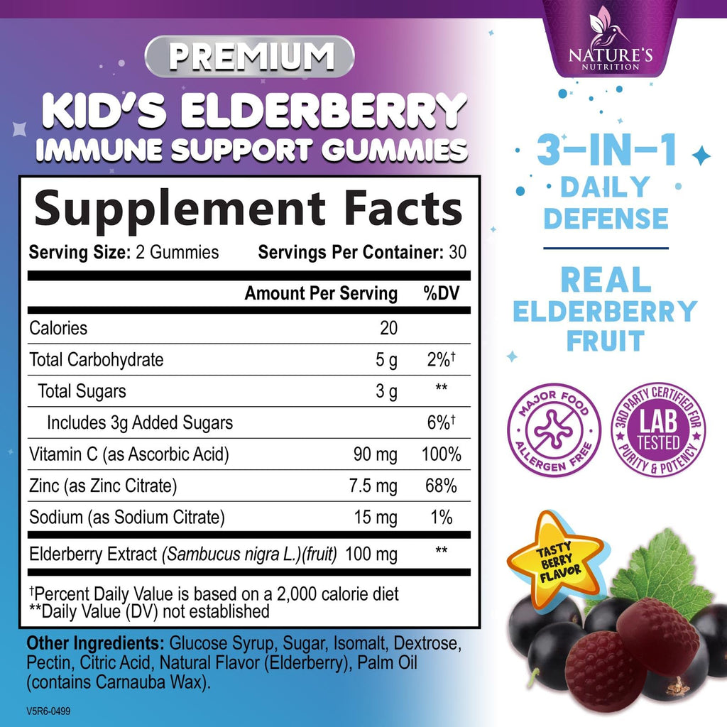 daily elderberry gummies for health