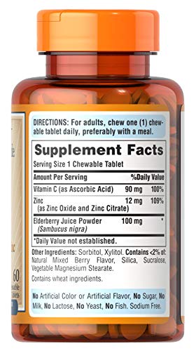 Daily elderberry gummies for health