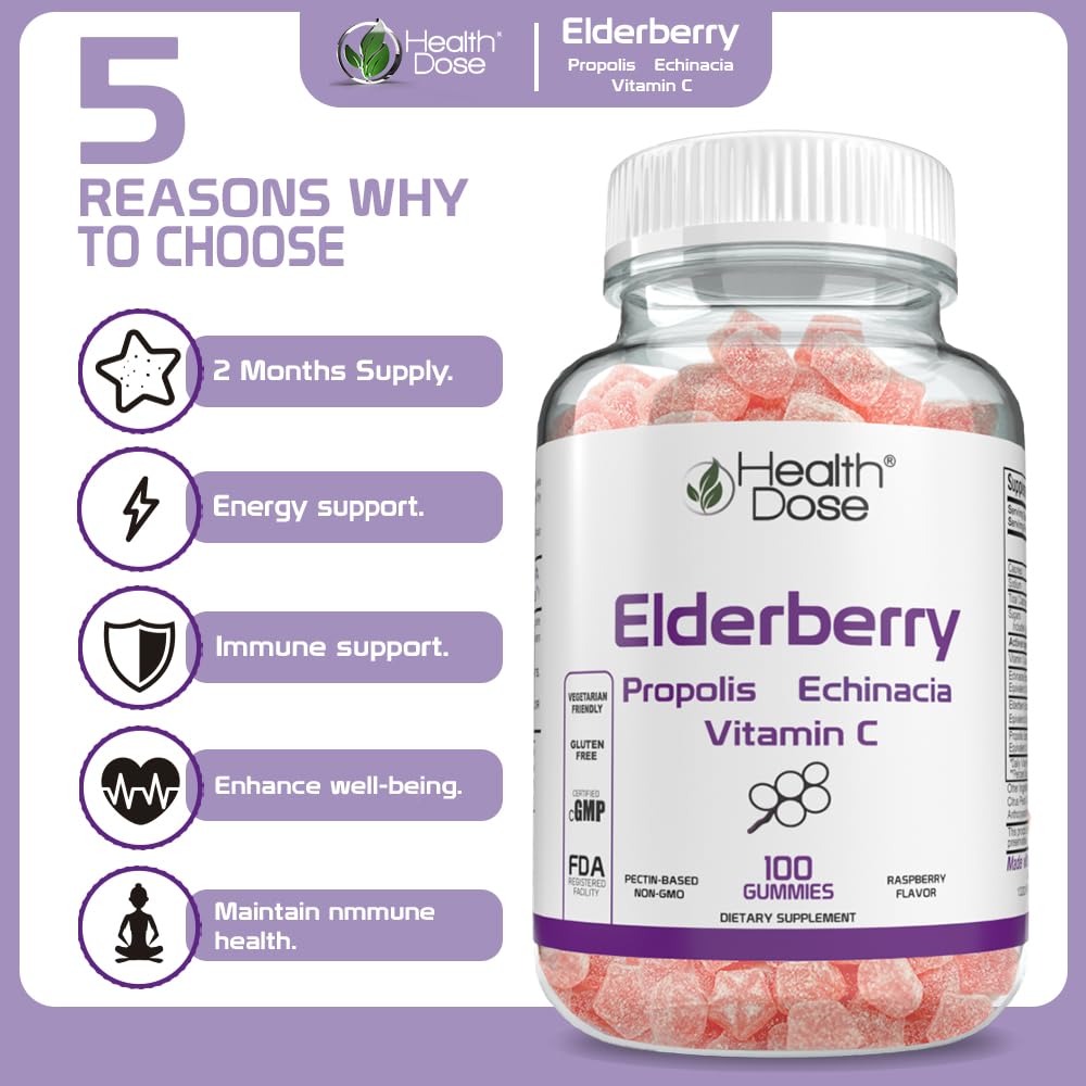 daily elderberry gummies for immune health