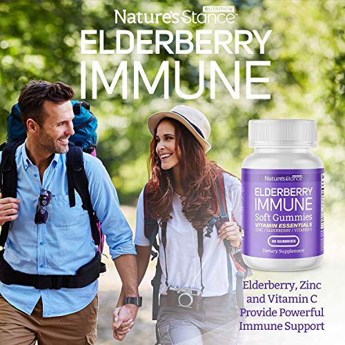 Daily elderberry gummies for immune support