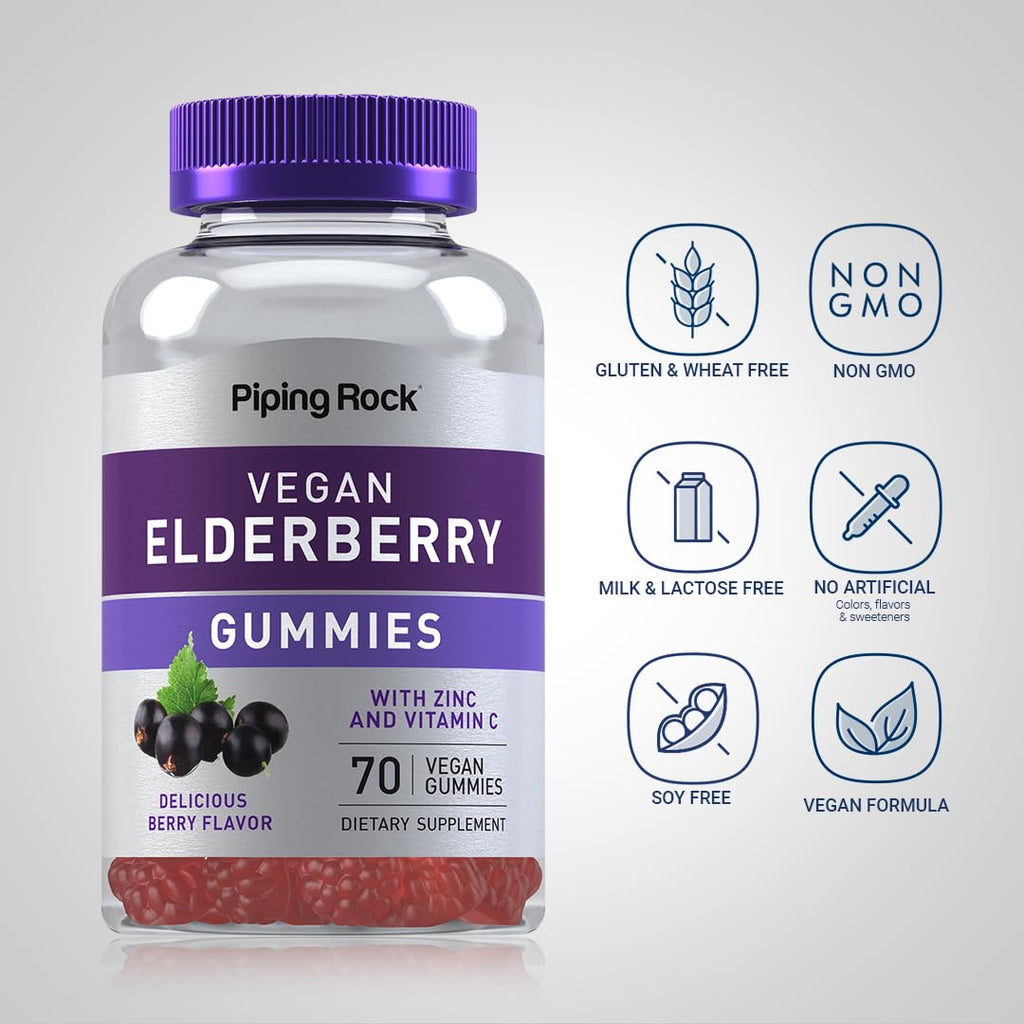 Daily elderberry gummies for immune support