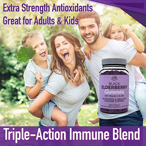 Daily elderberry gummies for wellness