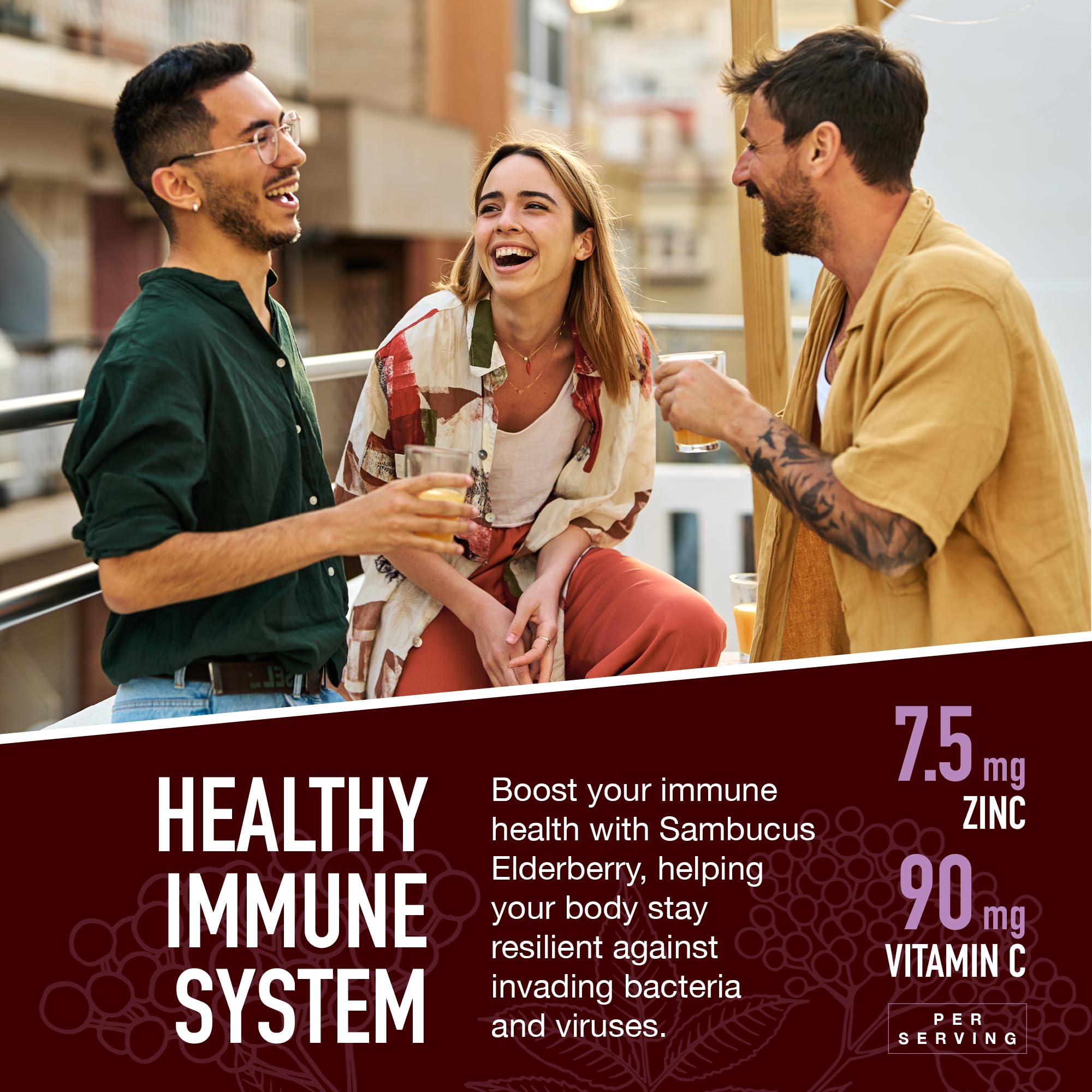 daily elderberry gummies for wellness