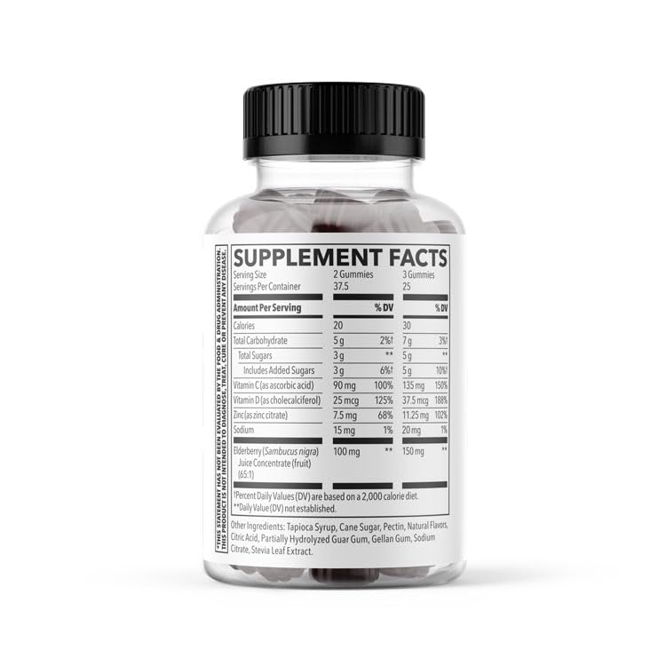 daily elderberry gummies for wellness