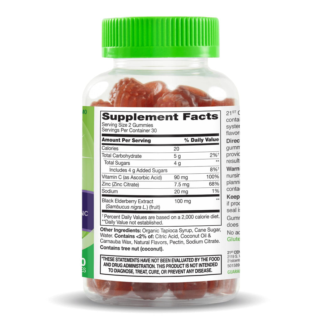 daily elderberry gummies with vitamin C