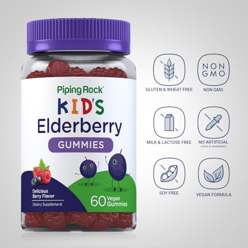 daily elderberry gummy dosage for kids