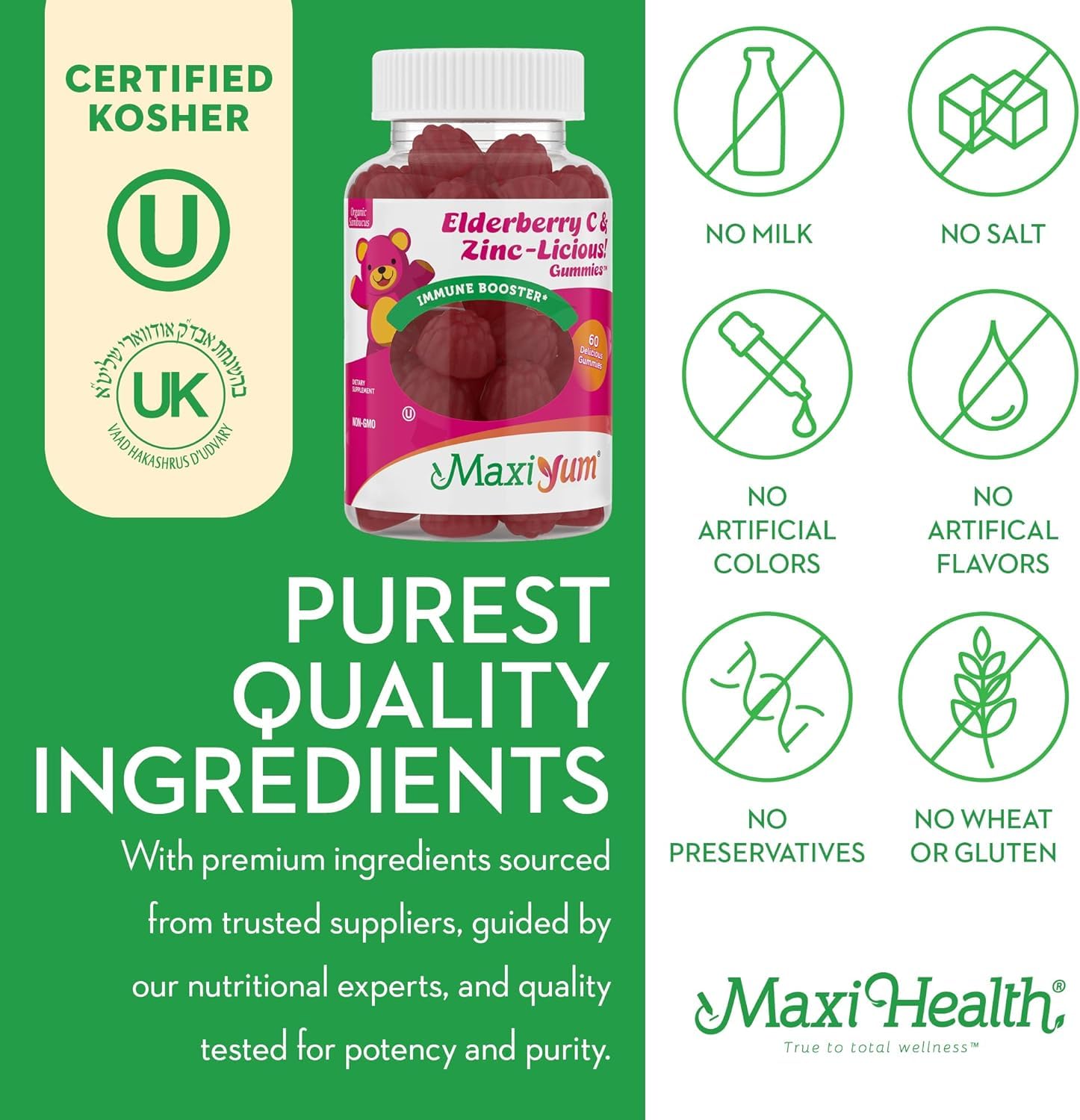 daily elderberry gummy for health