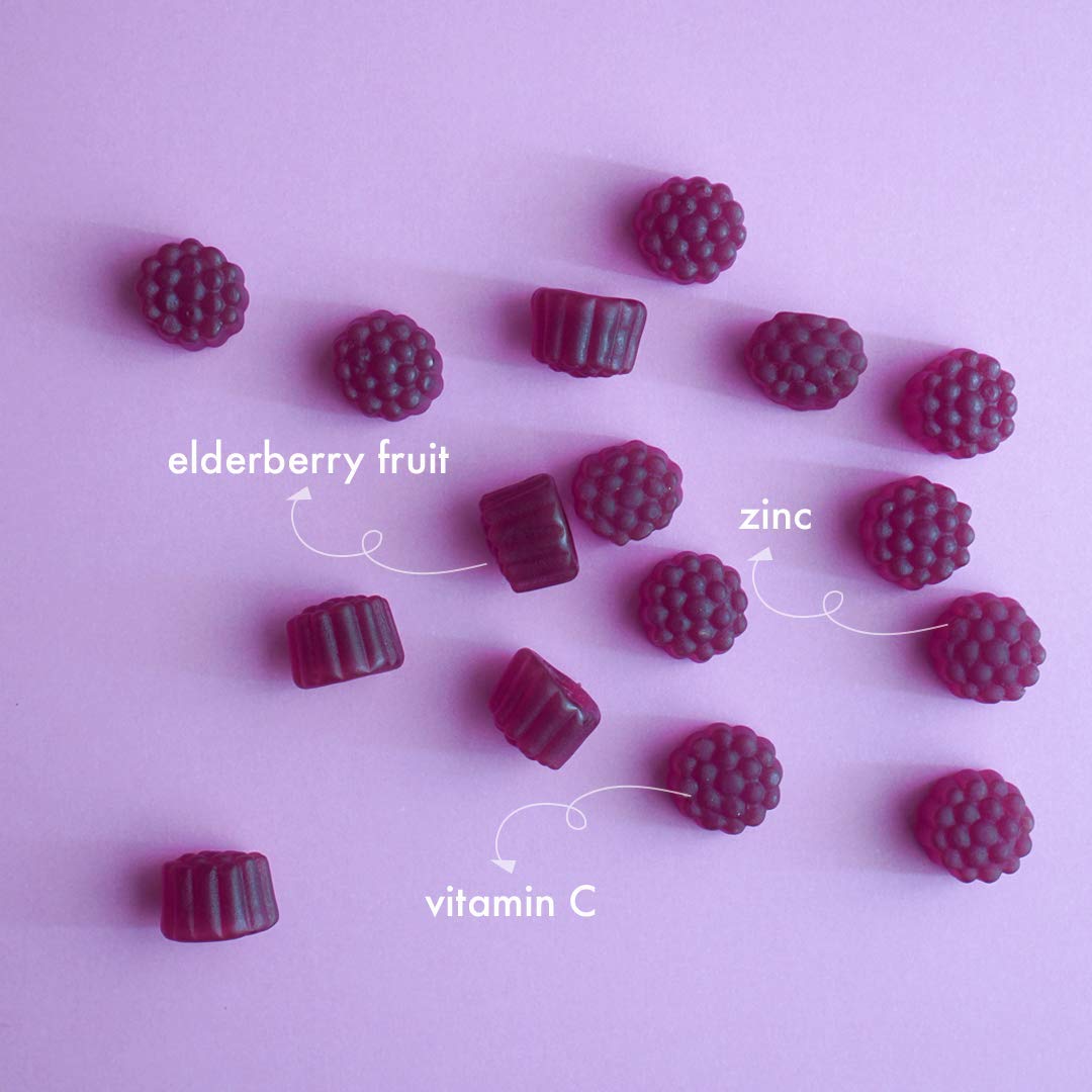 Daily elderberry gummy for health