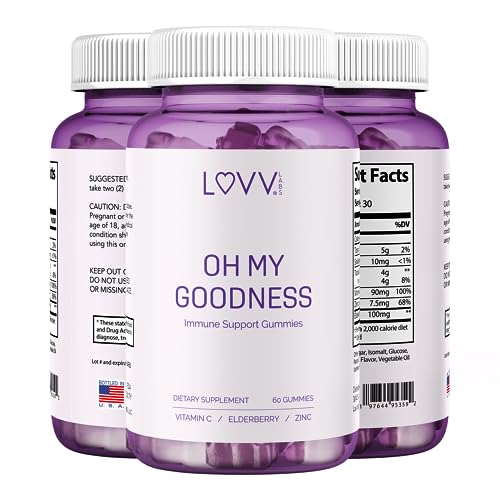 Daily elderberry gummy supplement for health
