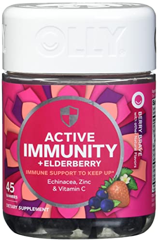 Daily elderberry gummy supplement