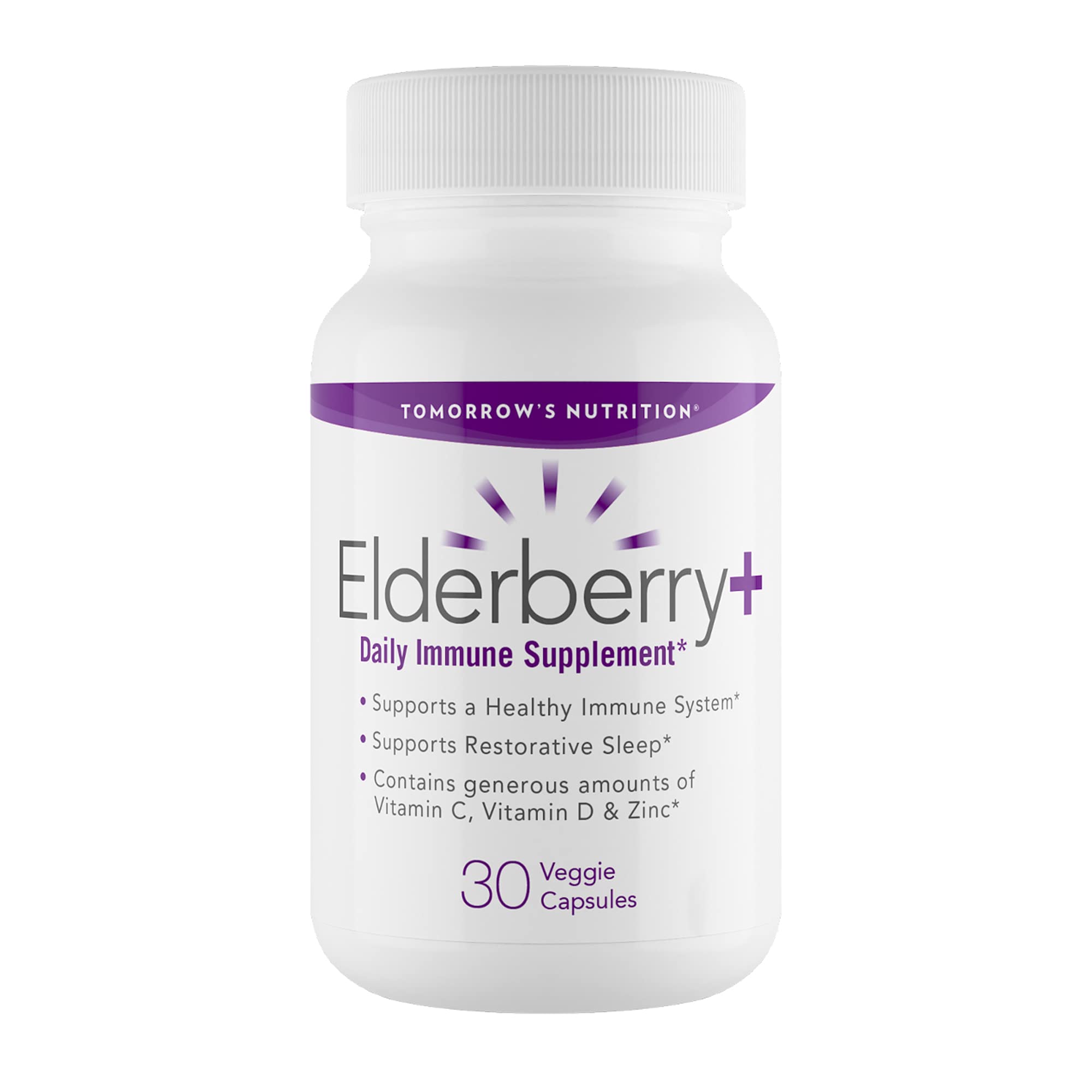 daily elderberry immune support capsules