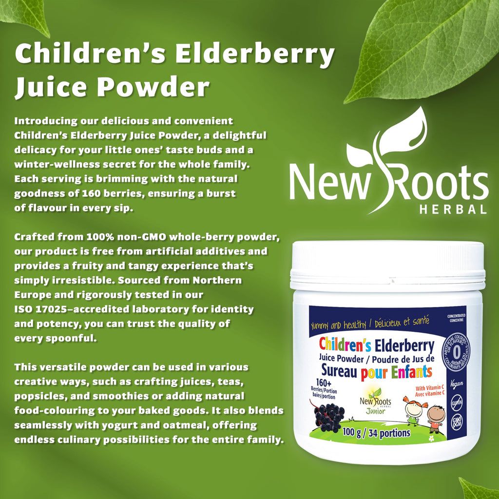 daily elderberry intake for children