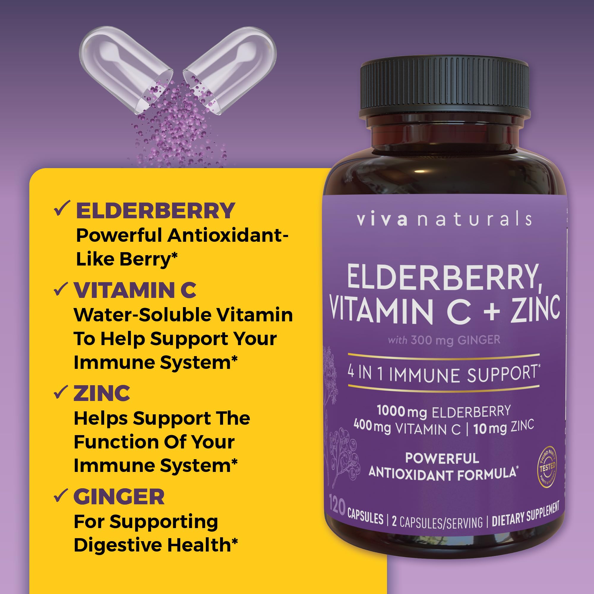 daily elderberry supplement for vitality