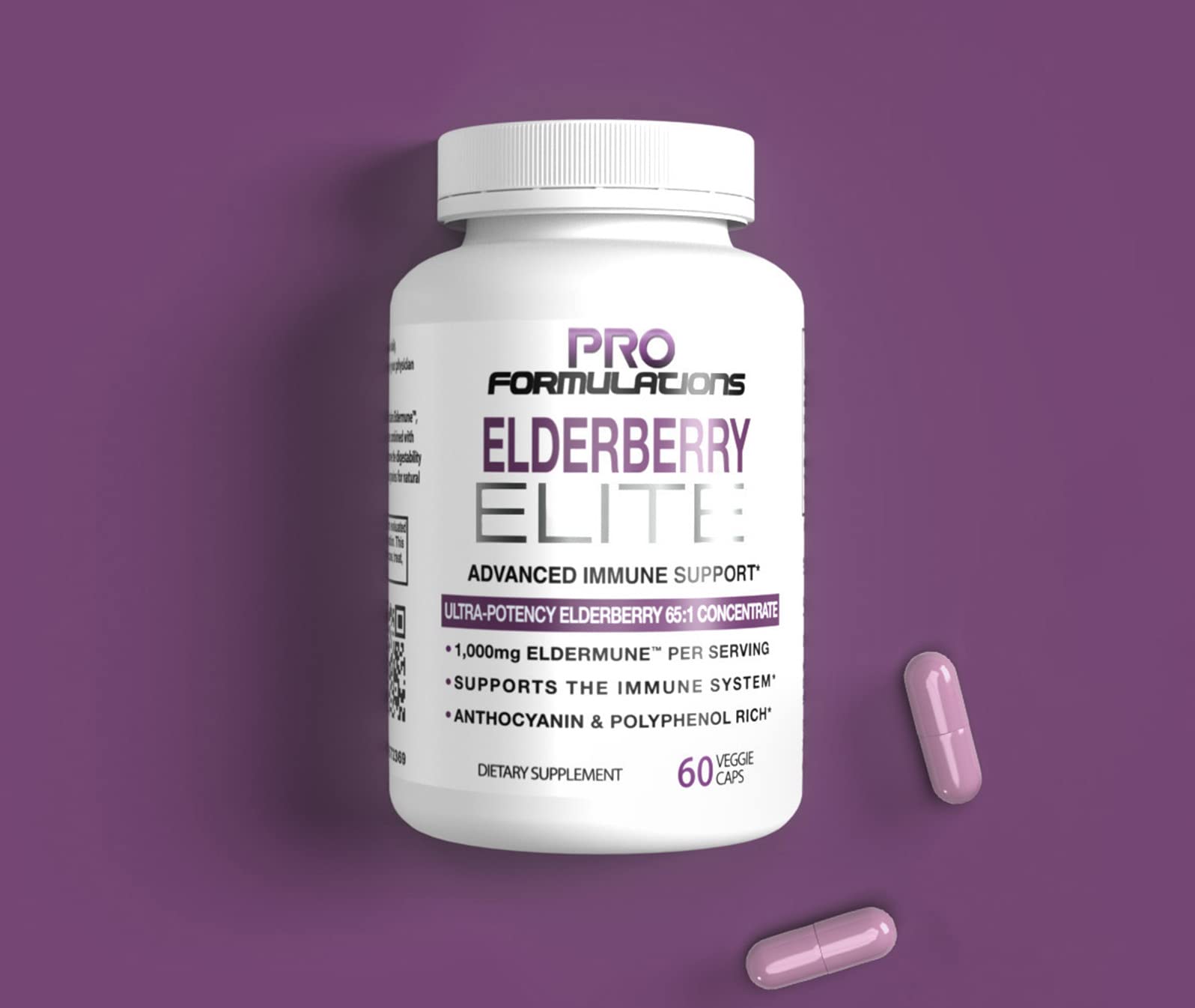 Daily elderberry supplement for vitality