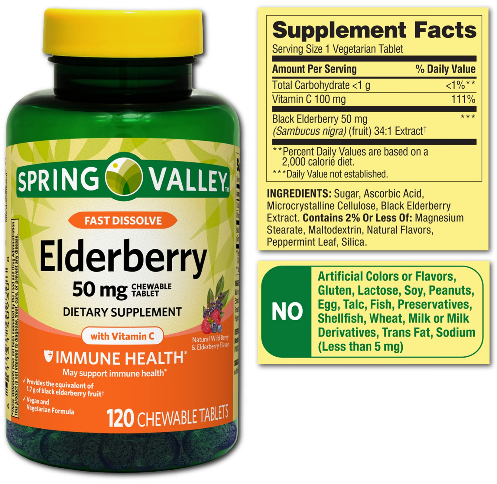 Daily elderberry supplement for wellness
