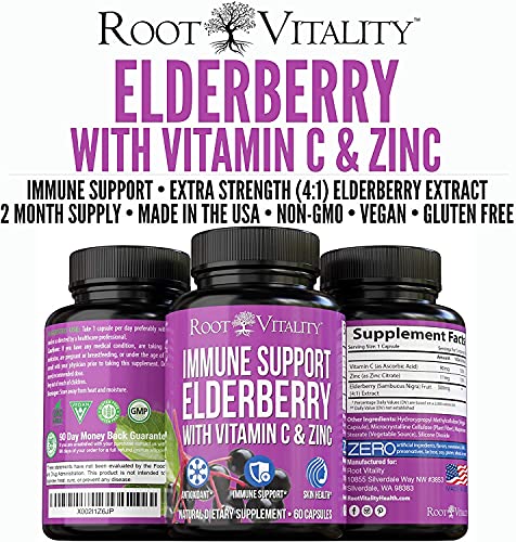 Daily elderberry supplement for wellness